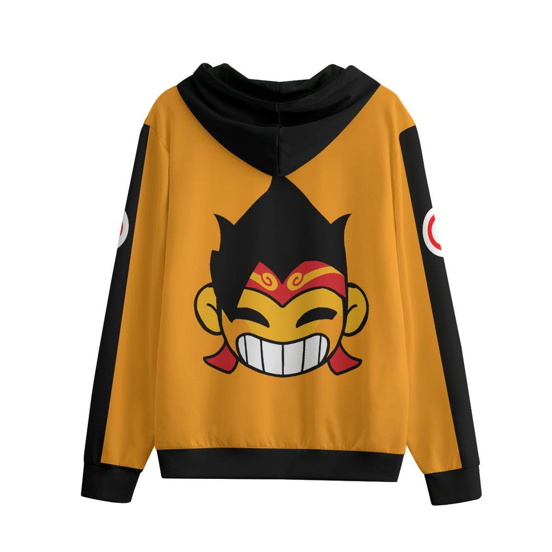 LMK MK Cosplay Hoodie: Splatter Print Monkie Kid Anime Streetwear - Etsy
