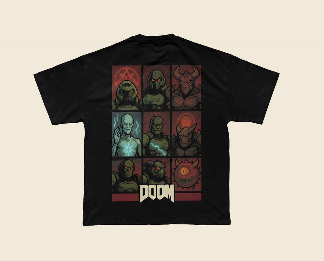 Doomslayer T-shirt - Etsy
