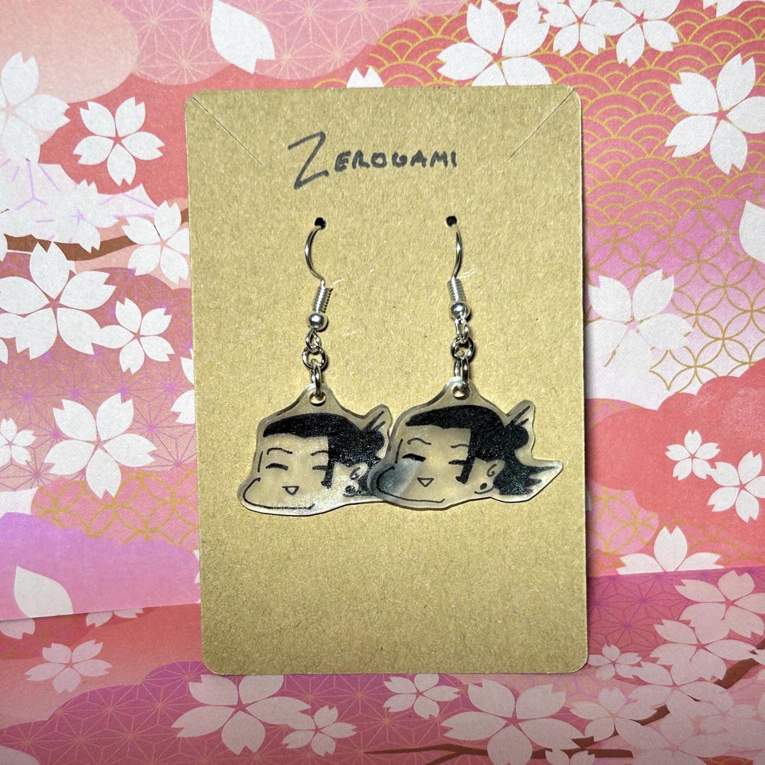 Geto Suguru Chibi Earrings JJK Manga Jewelry Jujutsu Kaisen Anime ...