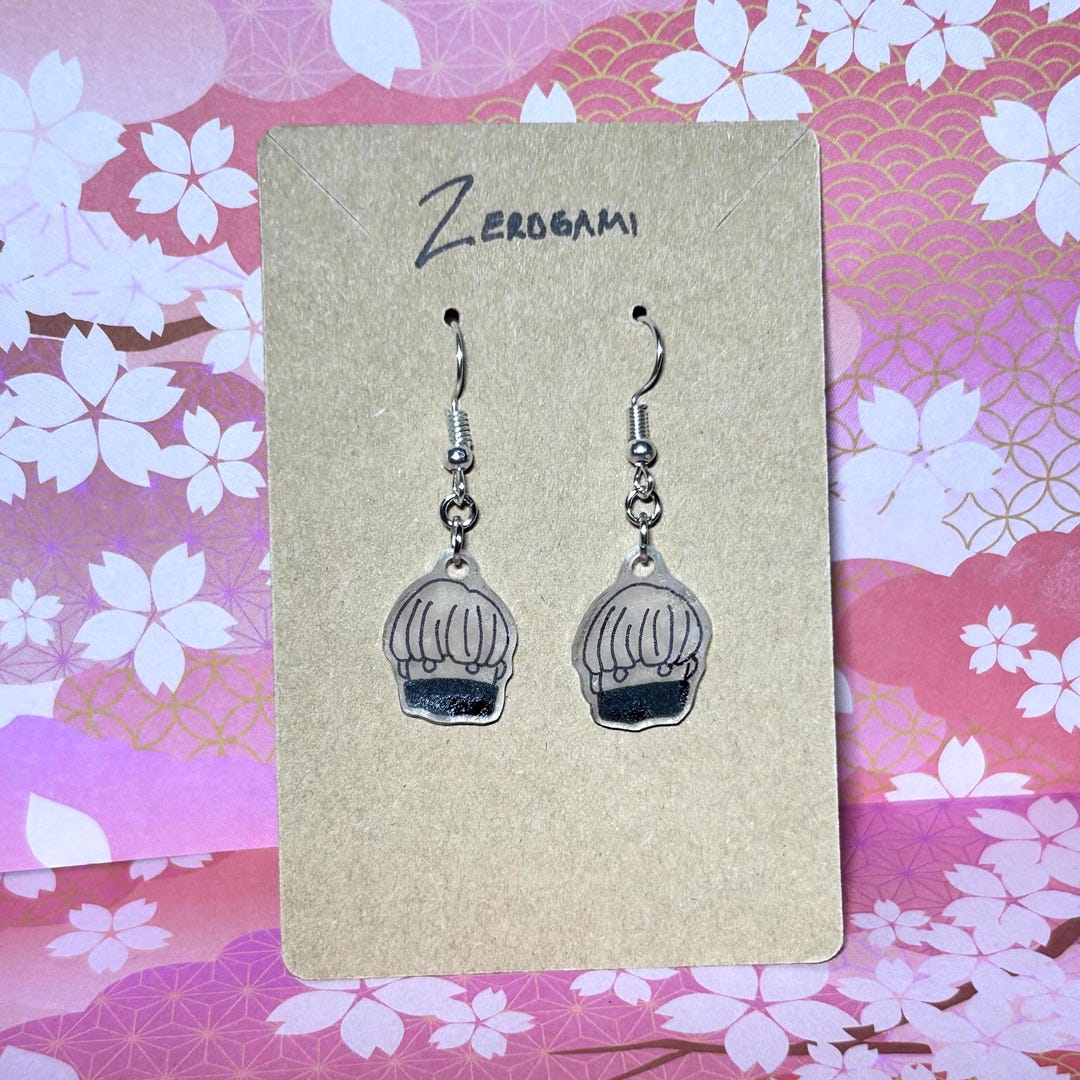 Tiny Inumaki Toge Chibi Earrings JJK Manga Jewelry Jujutsu Kaisen Anime ...