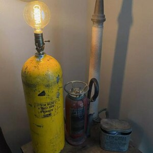 Authentic Fire Department Scotty SCBA Bottle Lamp - Etsy