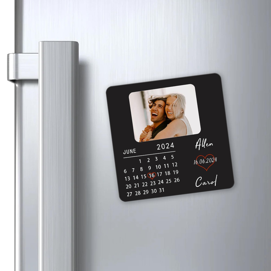 Customized Calendar Magnets With Pictures Personalized Save the Date ...