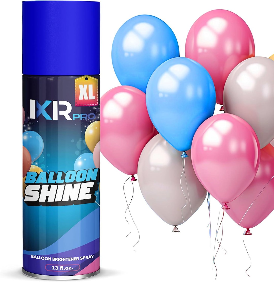 Balloon Shine Spray, Instant High Shine Gloss Brite Balloons for Party ...