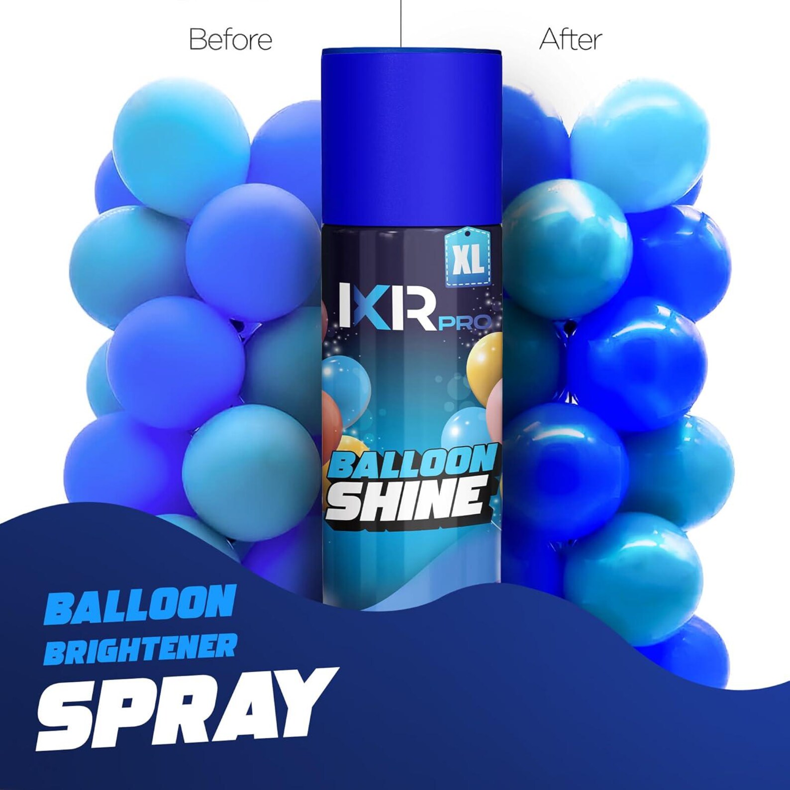 Balloon Shine Spray, Instant High Shine Gloss Brite Balloons for Party Decoration for Ultra ...