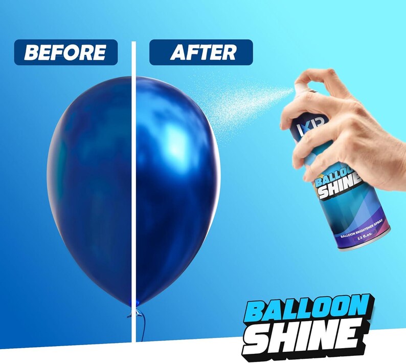 Balloon Shine Spray, Instant High Shine Gloss Brite Balloons for Party ...