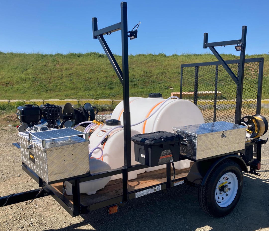 Commercial Pressure Washing Soft Wash Trailer Build and Start up ...