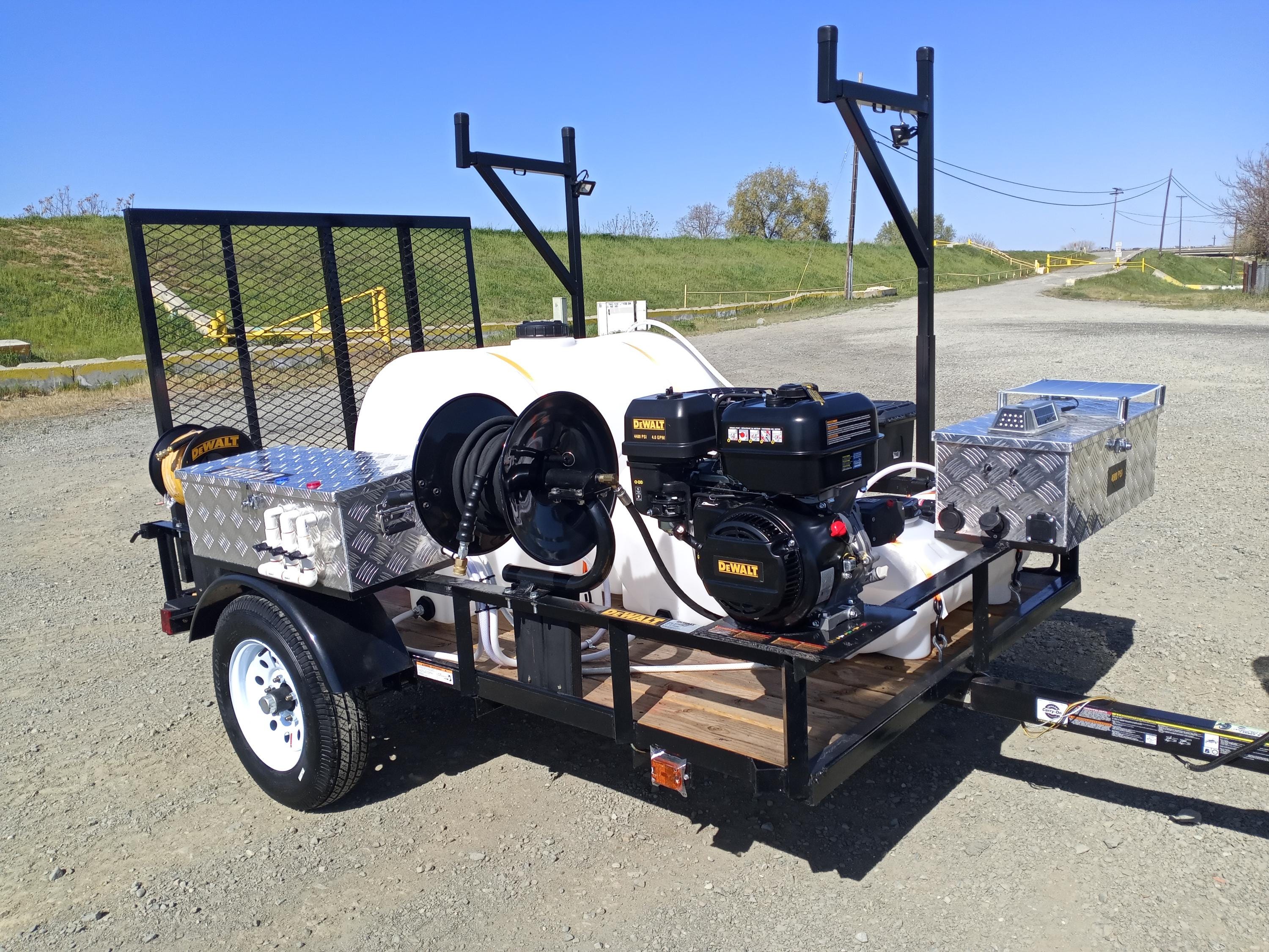 Commercial Pressure Washing Soft Wash Trailer Build and Start up ...