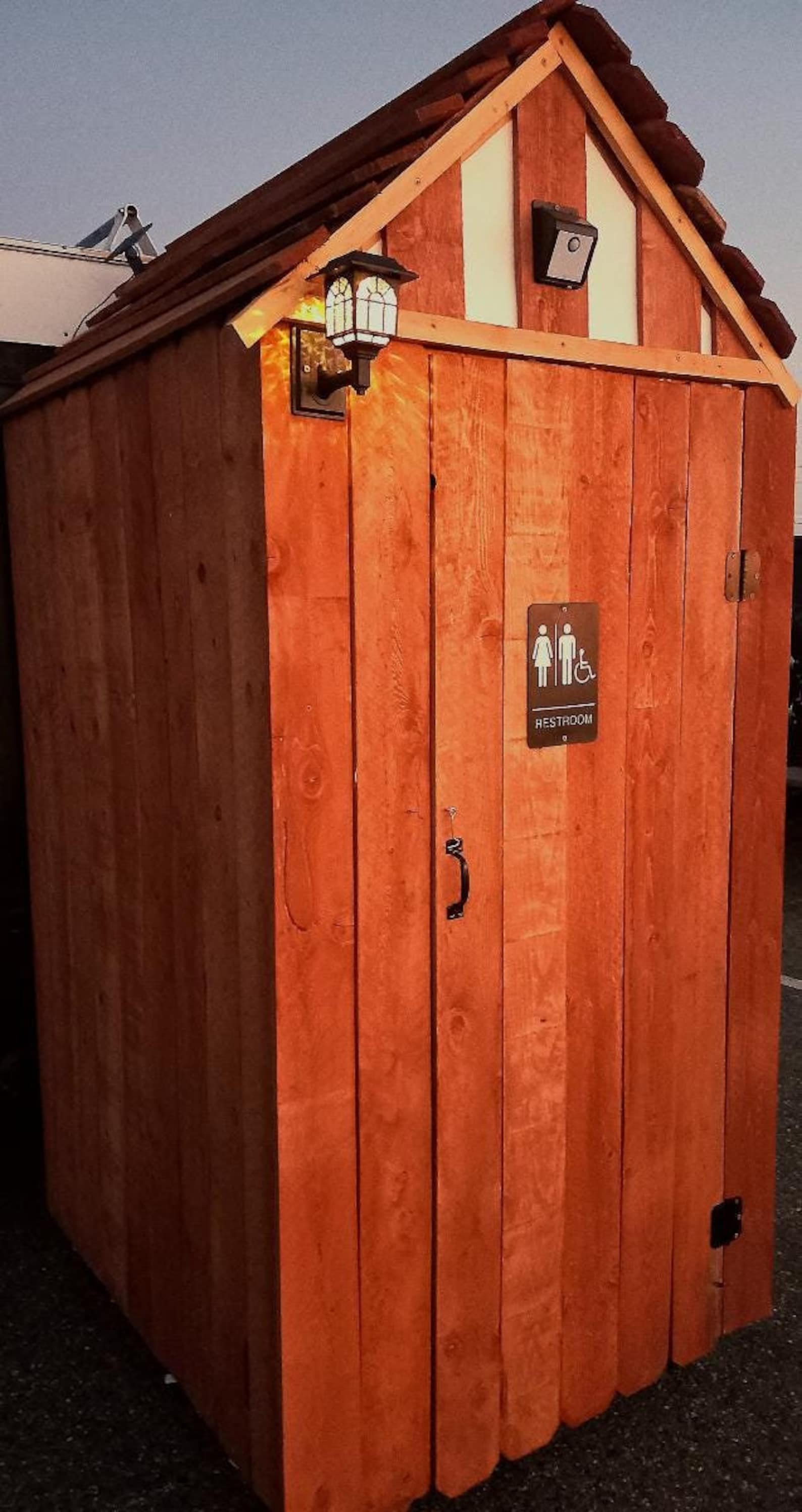 Outhouse Pdf Plans Outdoor Bathroom, Pool House Shower, Tiny House, Man ...