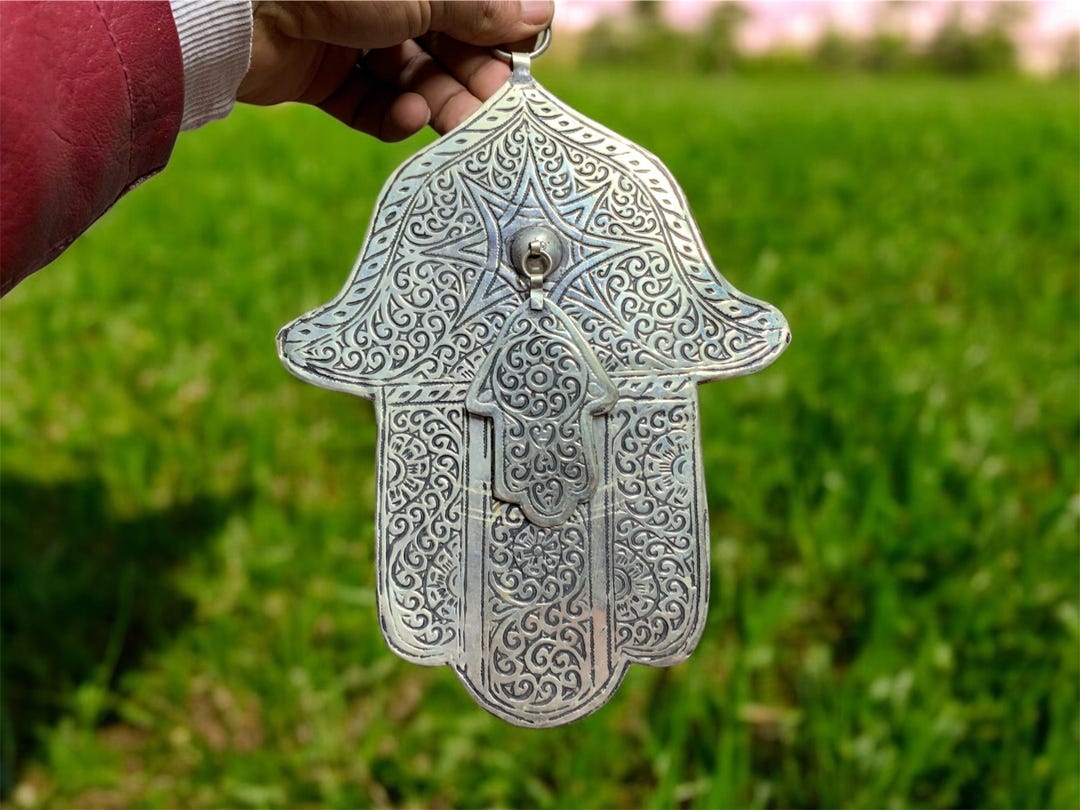 Moroccan Hand of Fatima, Berber Handmade Fatima Hand, Berber Artisanal ...