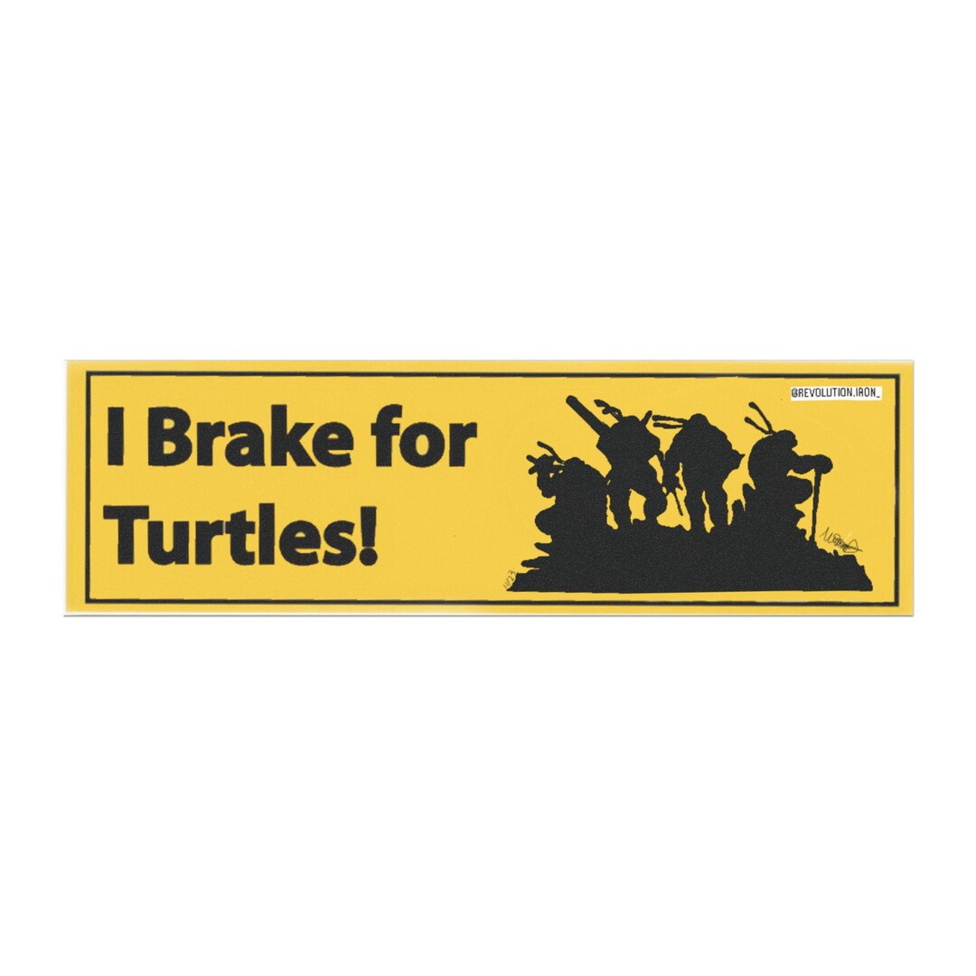 Ninja Turtles Car Magnets I Brake for Turtles Funny Auto Decor - Etsy