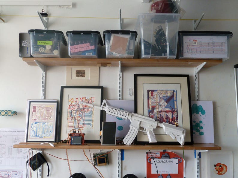 Arduino UNO Circuit Board Screen Print in Blue, Red and Yellow ...