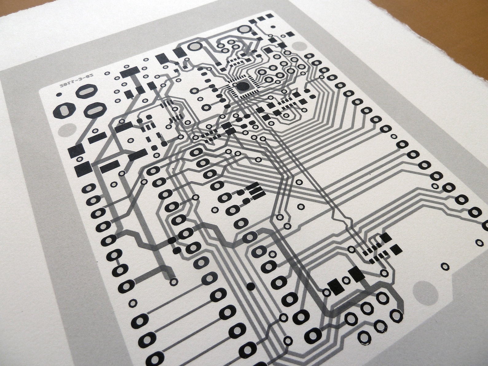 Arduino UNO Circuit Board Screen Print in Monochrome Greys and - Etsy