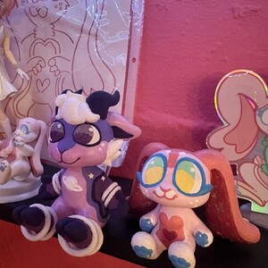 Custom Resin Fursona Shelf Sitter Figures - Etsy