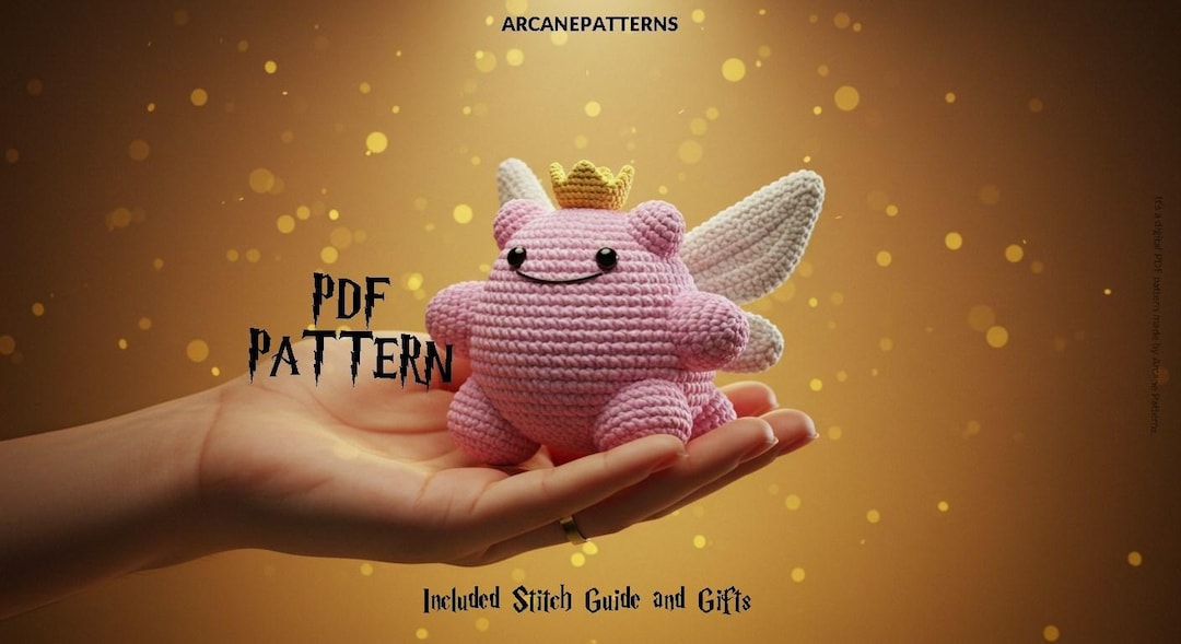 Crochet Pattern Ditto Amigurumi Pattern, Fairy Crochet, Easy DIY ...