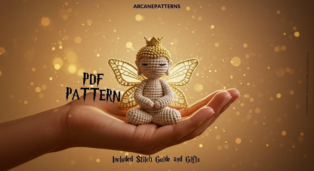 Crochet Pattern Buddha Amigurumi Pattern, Fairy Crochet, Easy DIY ...