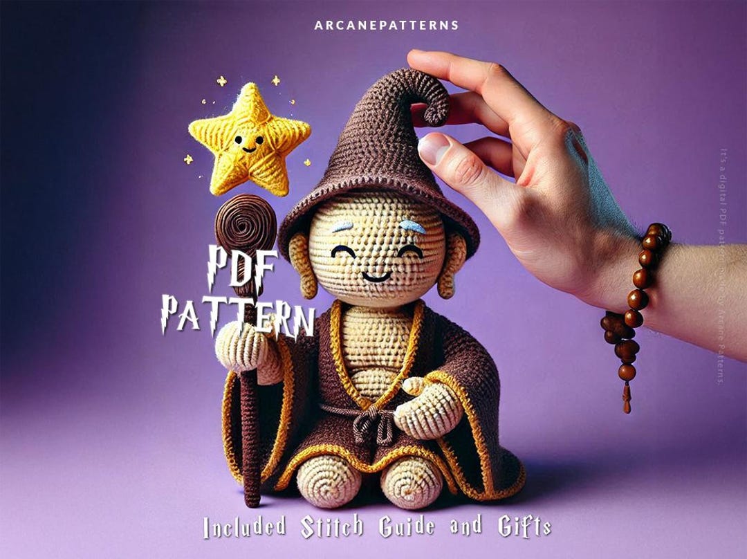 Crochet Pattern Buddha Amigurumi Pattern, Wizard Crochet, Easy DIY ...