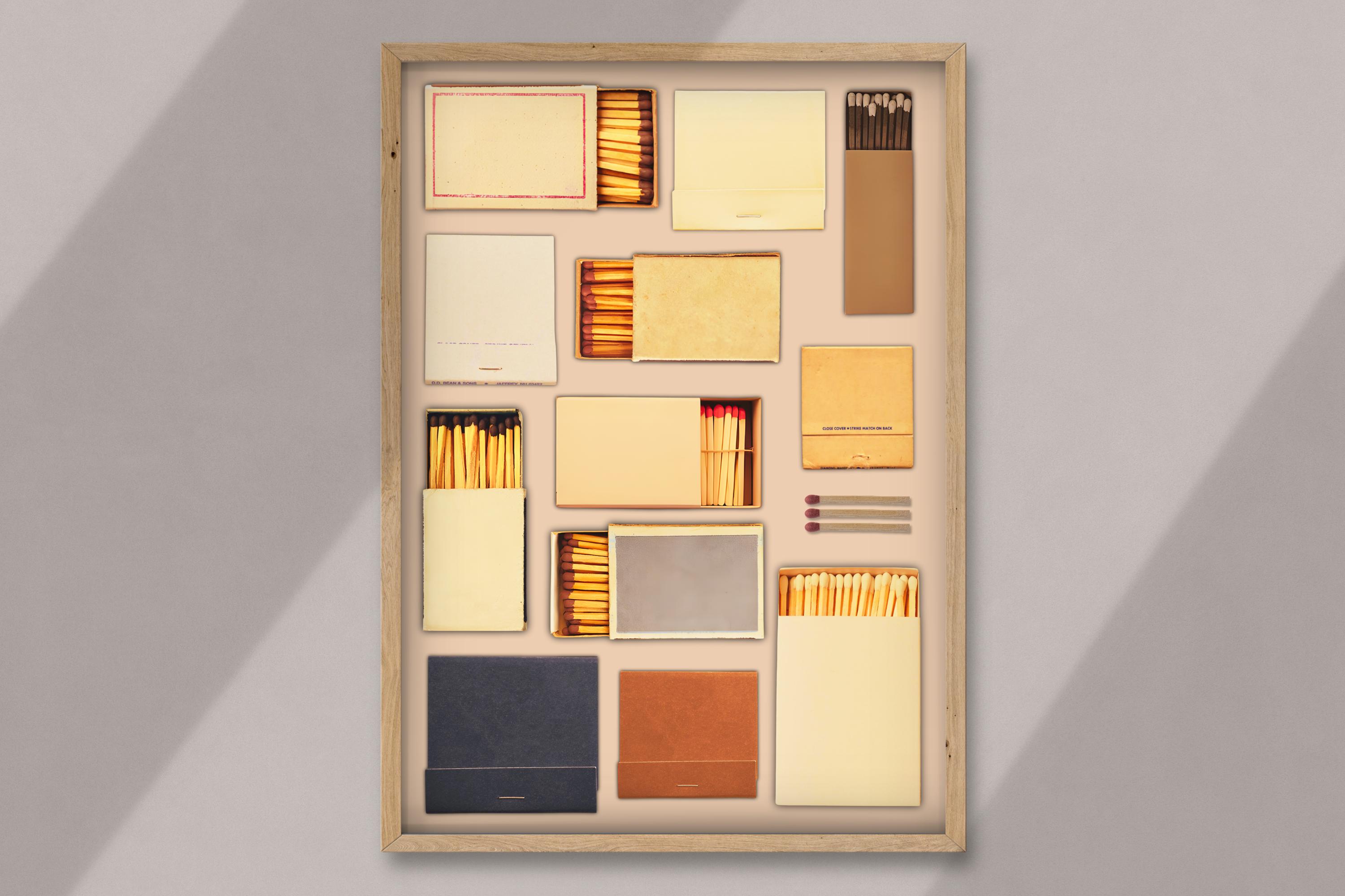 Matchbox Digital Download, Matchbook Poster Template, Personalized ...