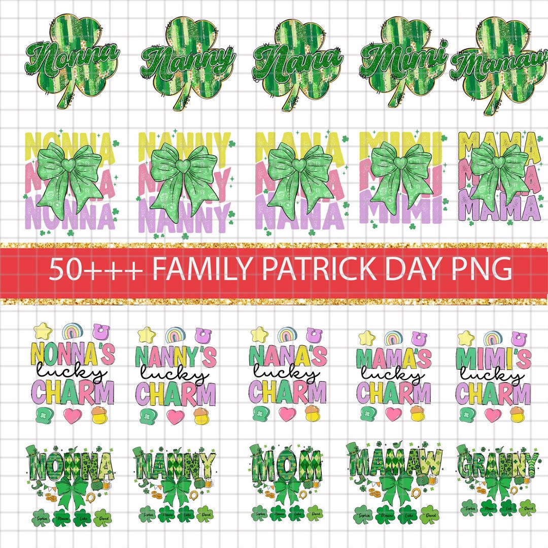 50 Family St Patrick Day Png, Family Png, Happy St's Patrick Day Png ...