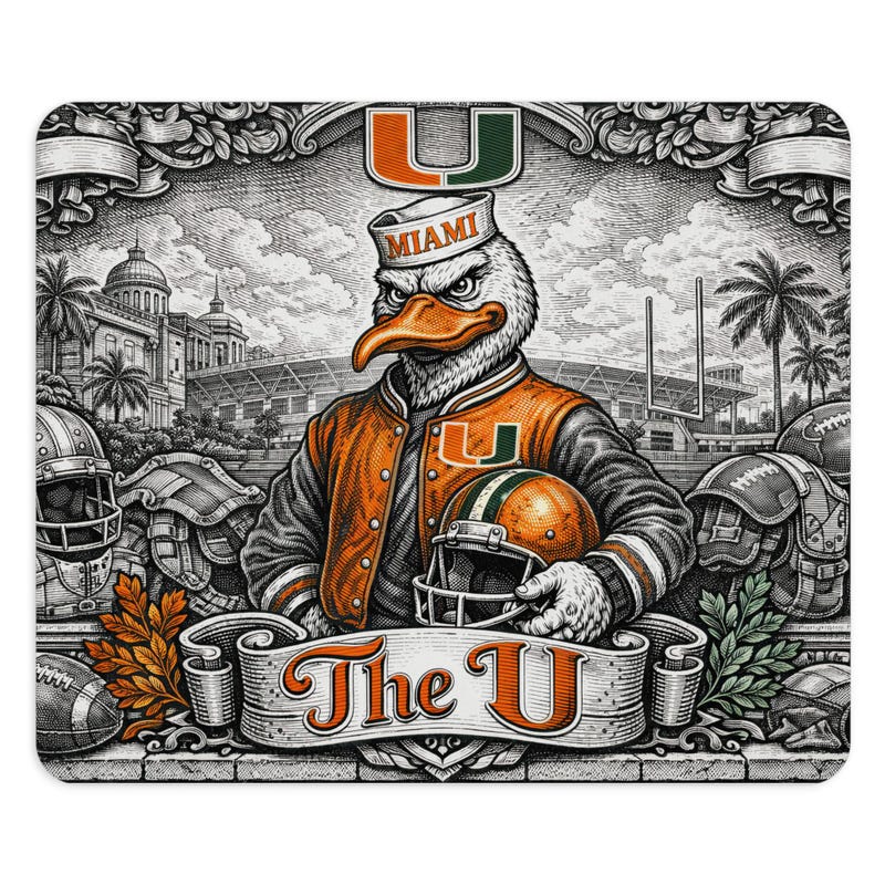 Ncaa Miami U - Etsy
