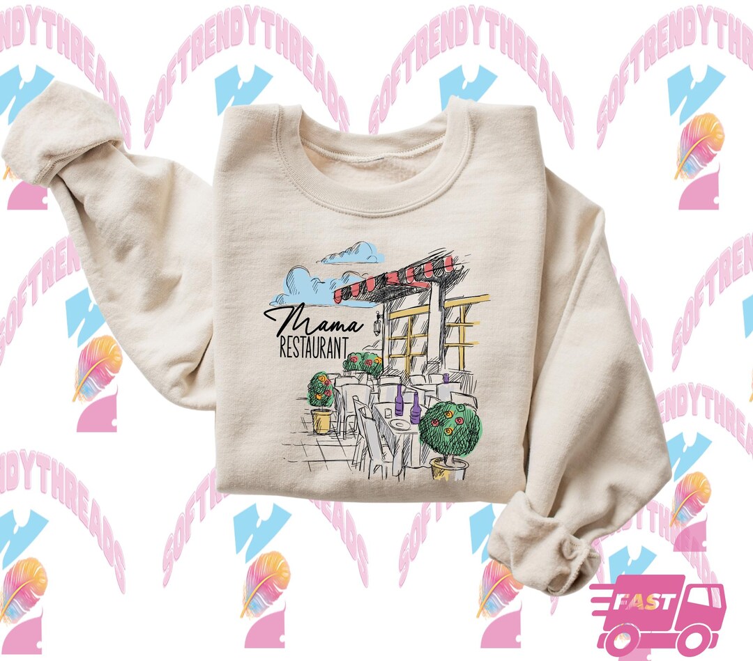 Floral Mama Restaurant T-shirt, Mommy Kitchen Shirt, Mama Paris ...