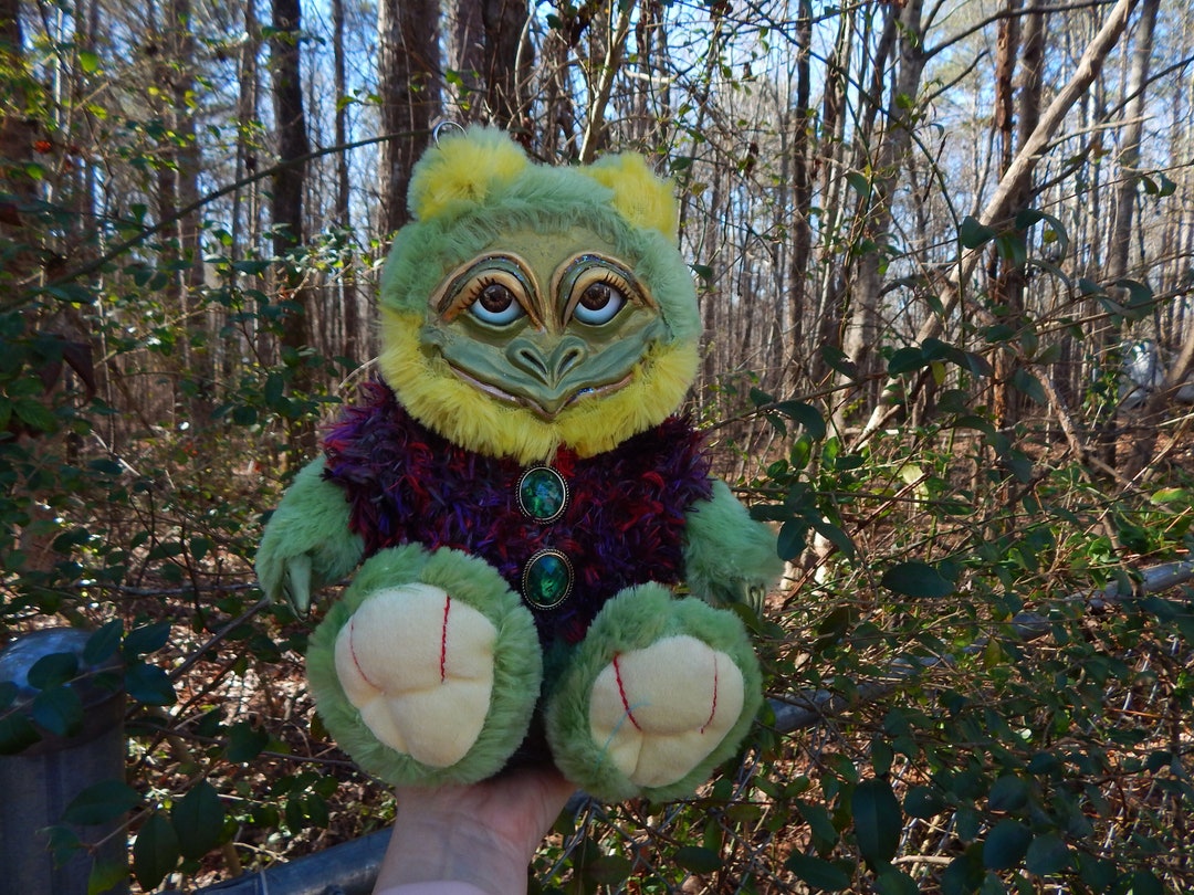 Creepy Cute Animal Art Doll, Creepy Plushie / OOAK Creature, Handmade ...