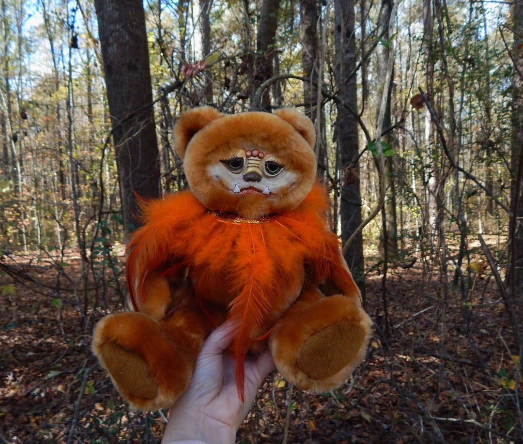 Creepy Cute Animal Art Doll, Creepy Bear Plushie / OOAK Creature ...