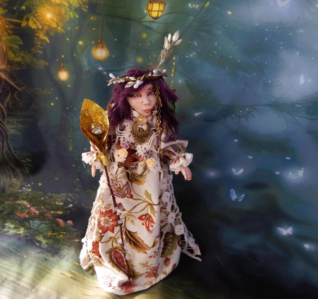 Fairy Art Doll, Fairy Decor / Fairy Gift, Fairy Core / Fairy Figurine ...