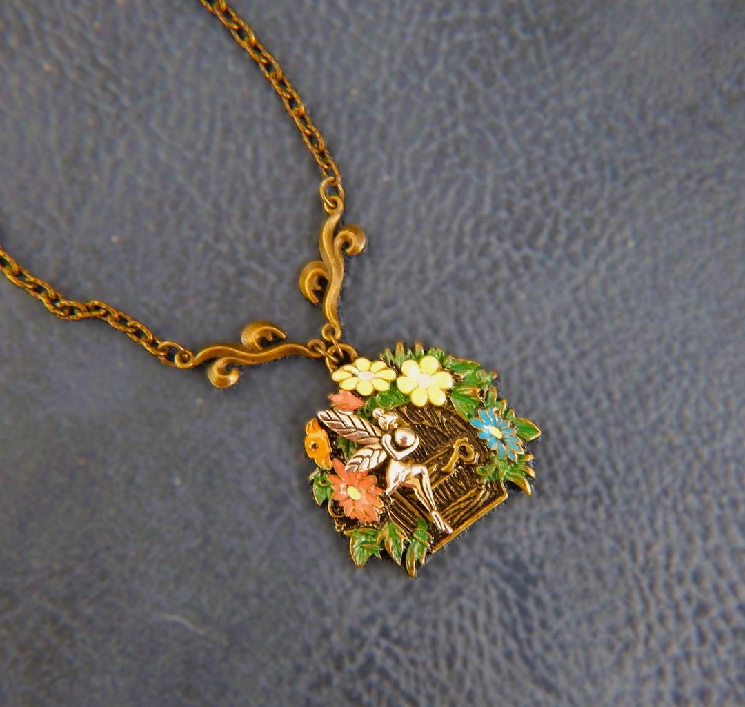 Fairy Necklace / Fairy Door Necklace, Fairy Core Jewelry / Fantasy ...