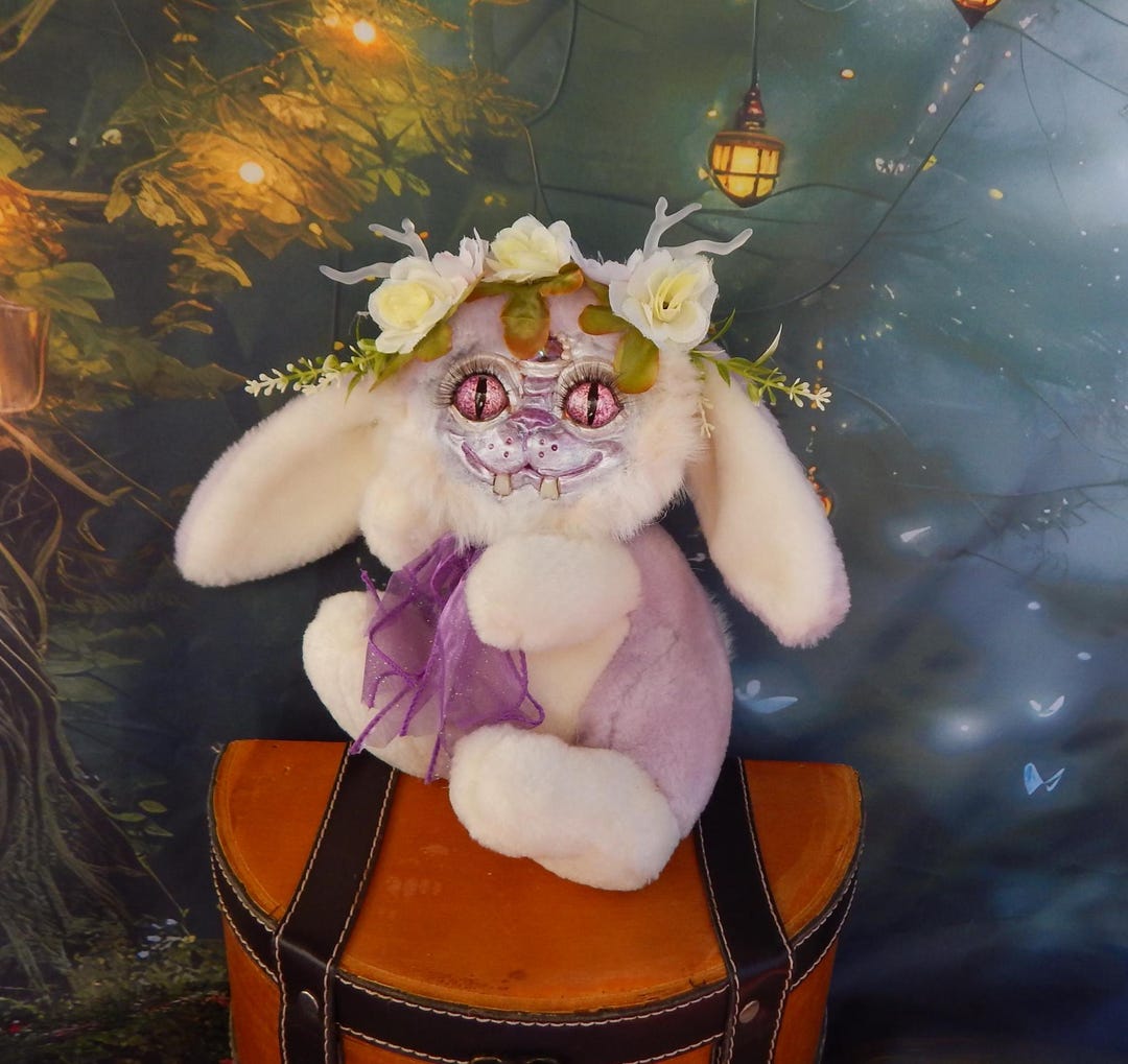 Creepy Cute Animal Art Doll, Creepy Creature Plushie / OOAK Creature ...