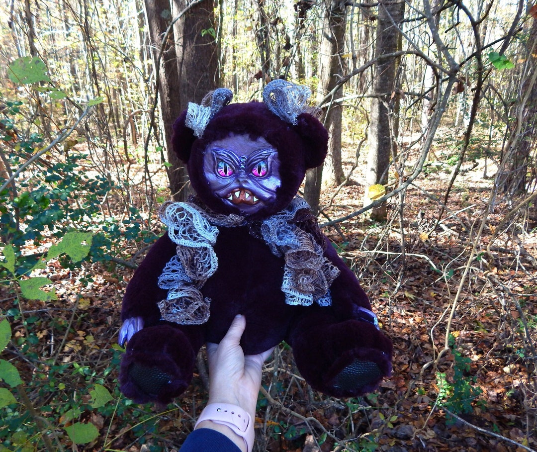 Creepy Cute Animal Art Doll Creepy Bear Plushie / OOAK - Etsy