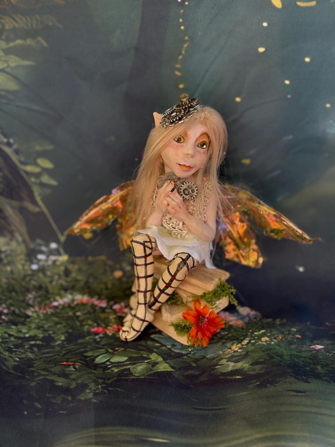 Fairy Art Doll, Fairy Decor / Fairy Gift, Fairy Core / Fairy Figurine ...