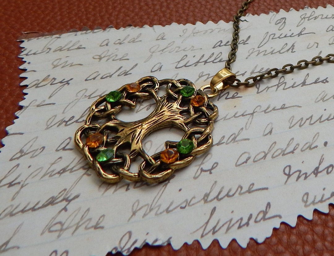 Tree of Life Necklace / Cottage Core Jewelry / Pagan Necklace, Wicca ...