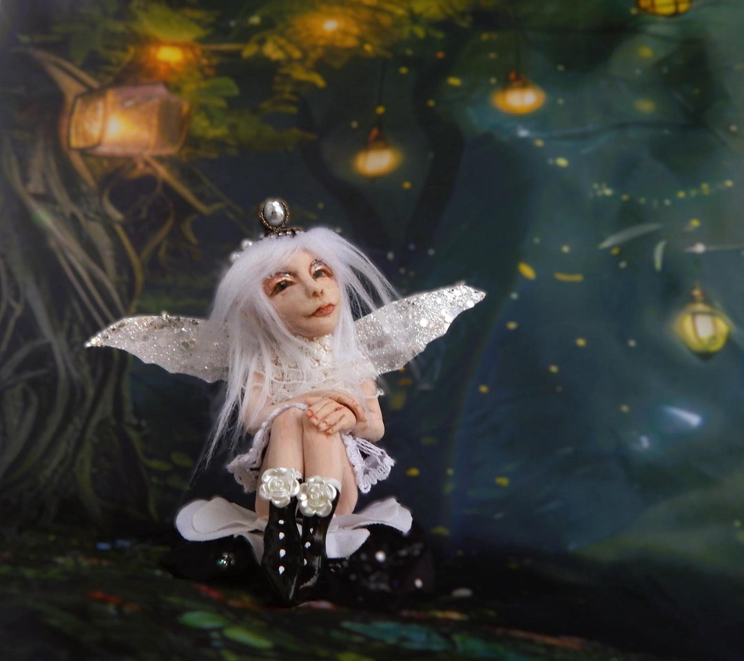 Fairy Art Doll, Fairy Decor / Fairy Gift, Fairy Core / Fairy Figurine ...