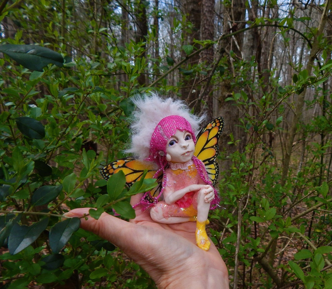 Fairy Art Doll, Fairy Decor / Fairy Gift, Fairy Core / Fairy Figurine ...