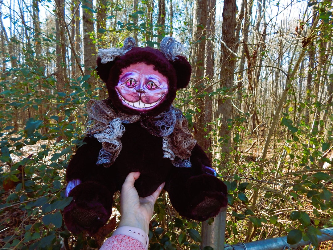 Creepy Cute Animal Art Doll, Creepy Bear Plushie / OOAK Creature ...