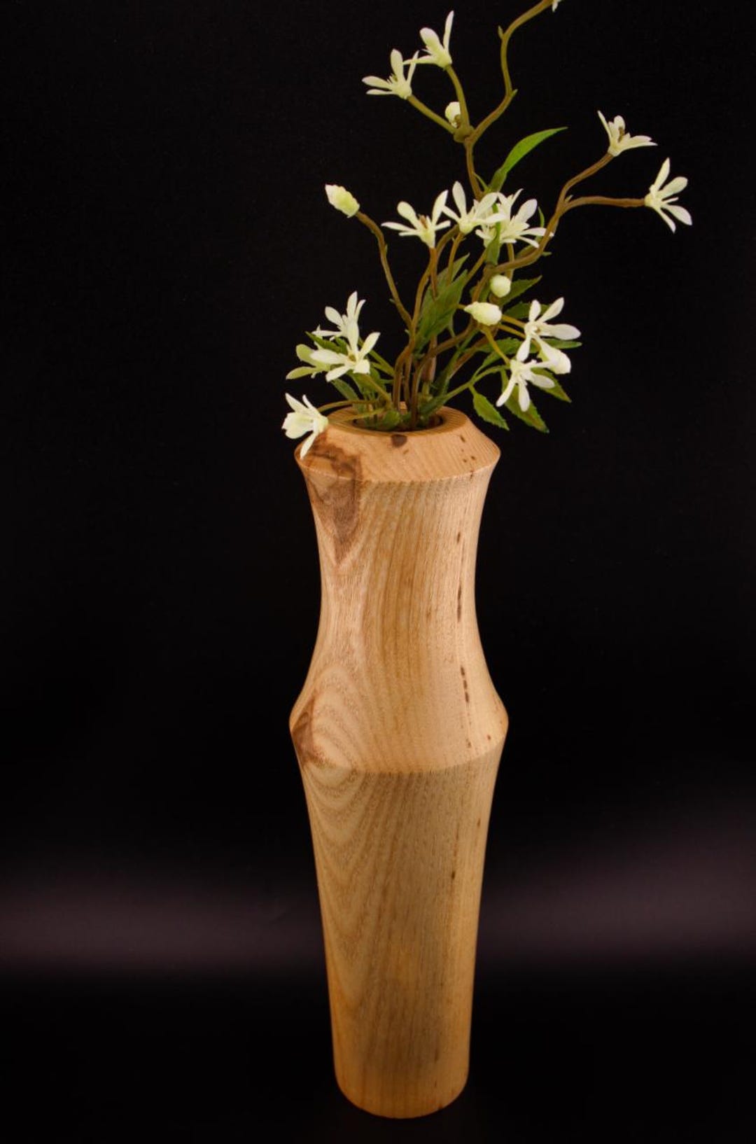 Bud Vase, Hand Turned With Glass Insert - Etsy