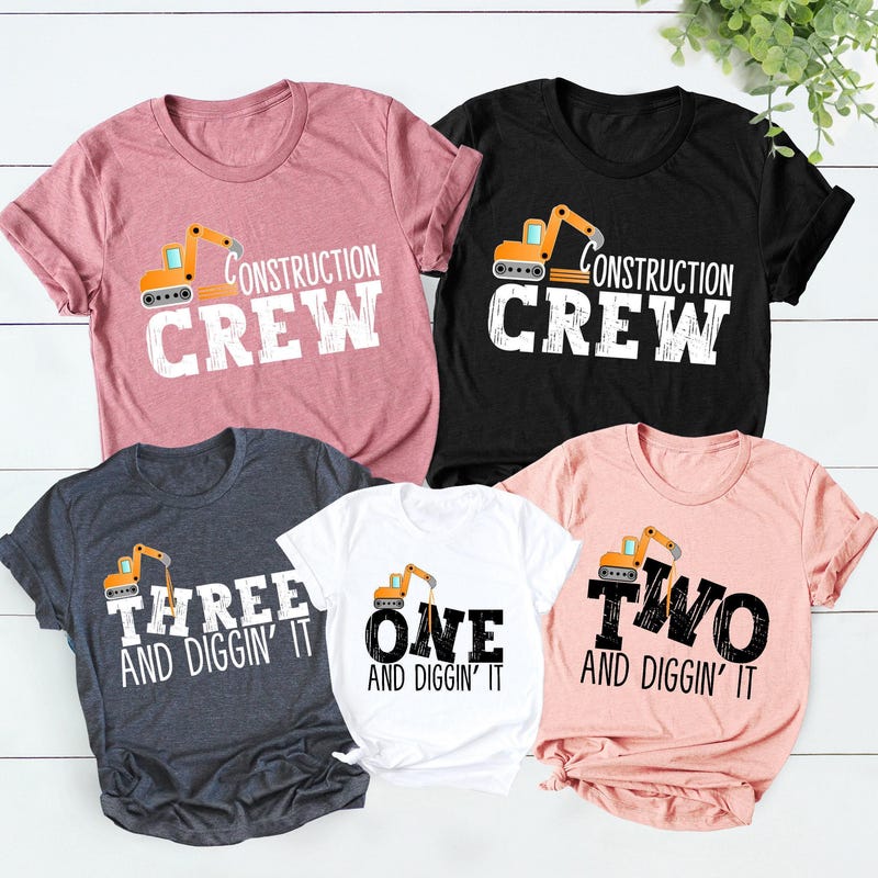 Construction Crew Shirt - Etsy