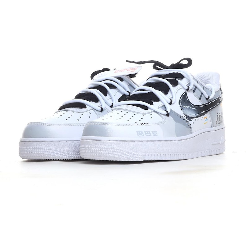 Graffiti Custom Air Force 1 | Dirty Distressed Sneakers | Hand-painted ...