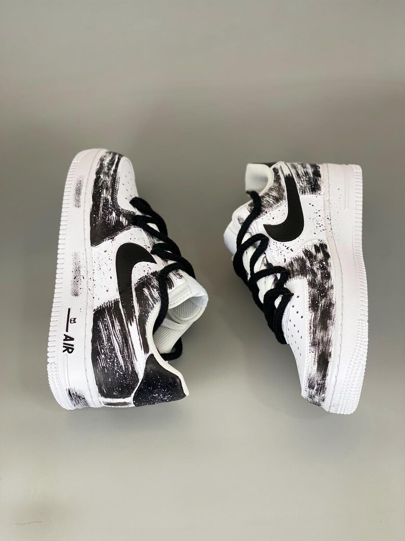 Punk Graffiti Custom Air Force 1 | Dirty Distressed Sneakers ...