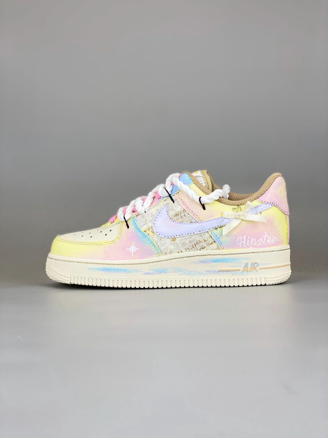 Custom Fabric Texture Gradient Air Force 1 - Valentine's Day Gift - Etsy