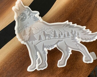 Wolf Resin Molds - Etsy