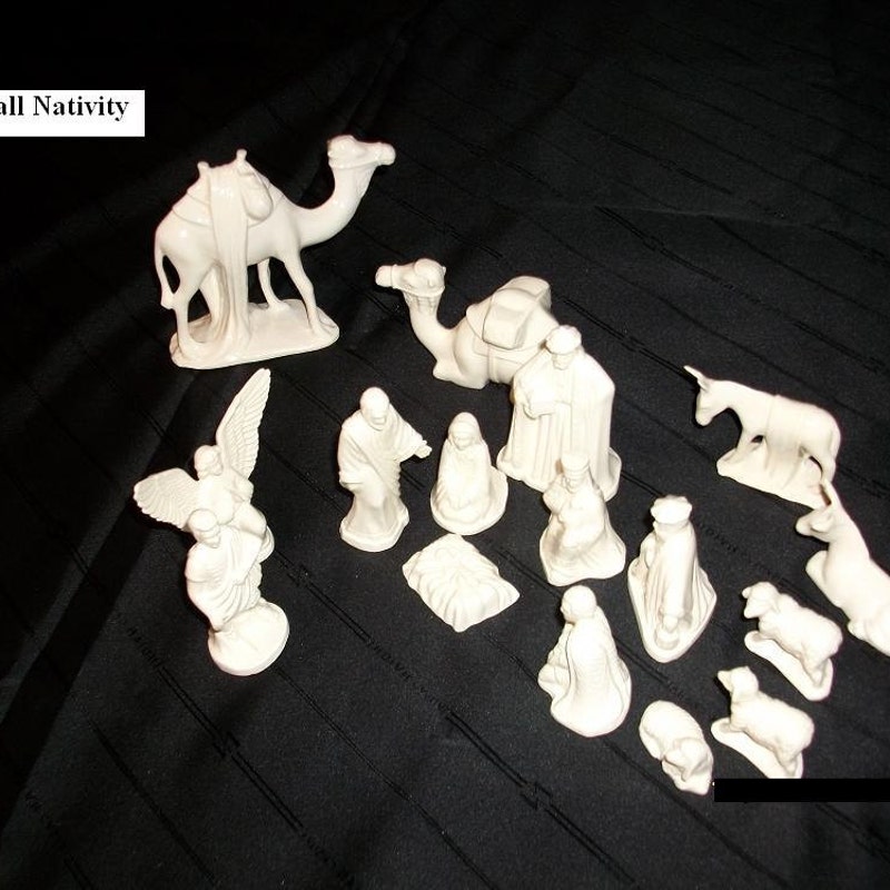 Ceramic Nativity Set - Etsy