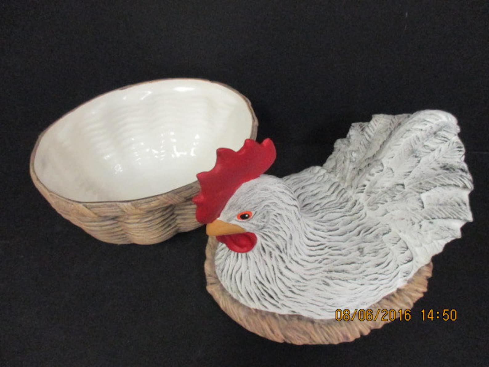 Ceramic Chicken Canister - Etsy