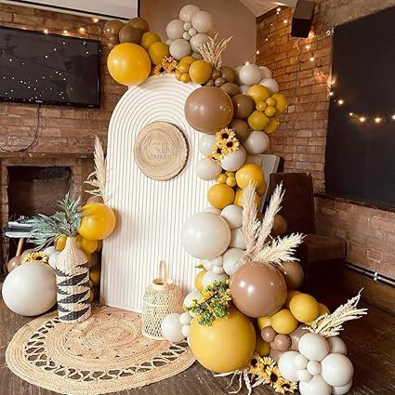 Bee Balloon Arch Kit: Bumble Bee Party Garland, Gender Reveal Decor - Etsy