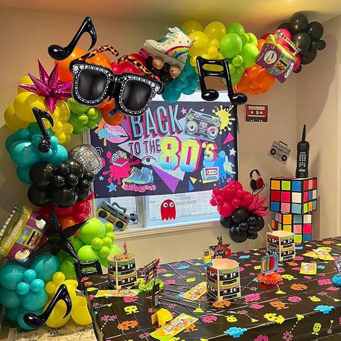80s 90s Disco Balloon Arch Kit: Retro Party Decorations - Etsy