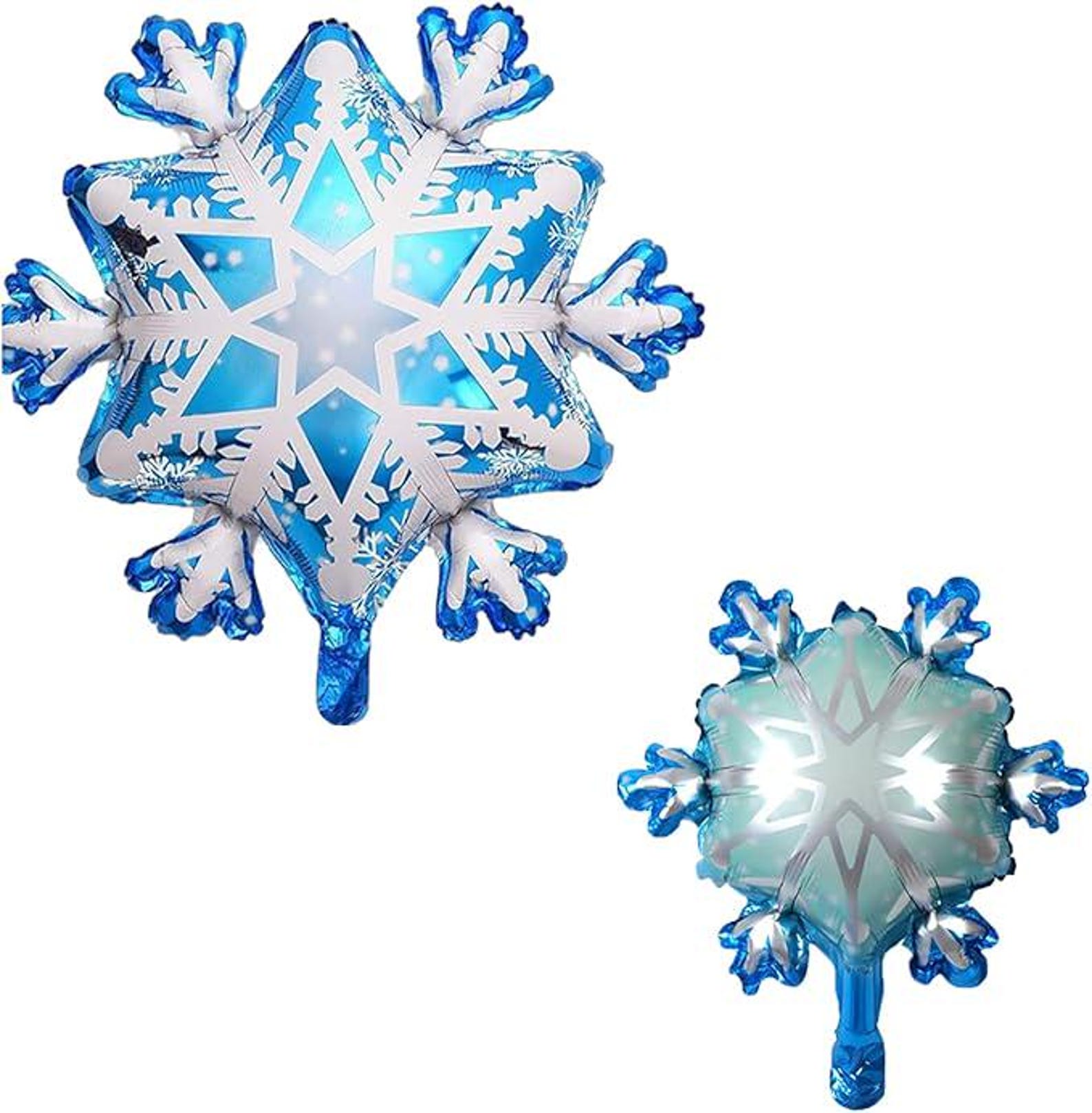 138-piece Snowflake Balloon Arch Kit With Blue Silver White Balloons - Etsy