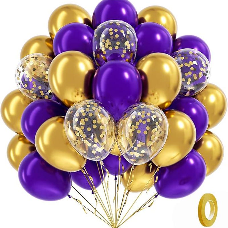 Purple Birthday Balloon - Etsy
