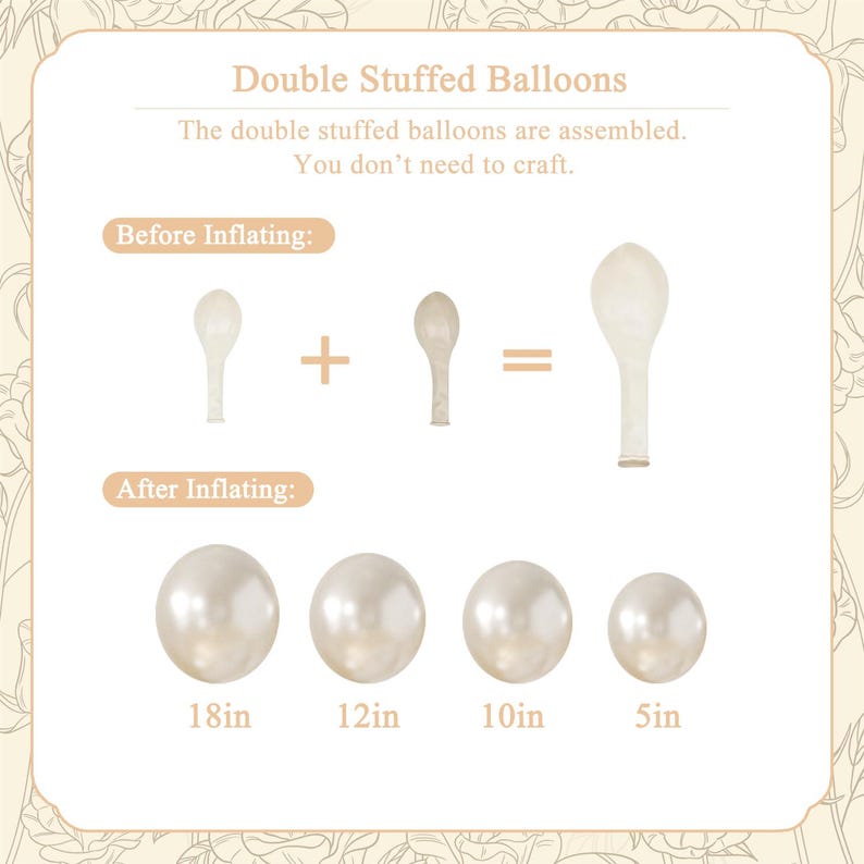 Pearl White Balloon Arch Kit 101pcs for Weddings, Showers, Birthdays ...