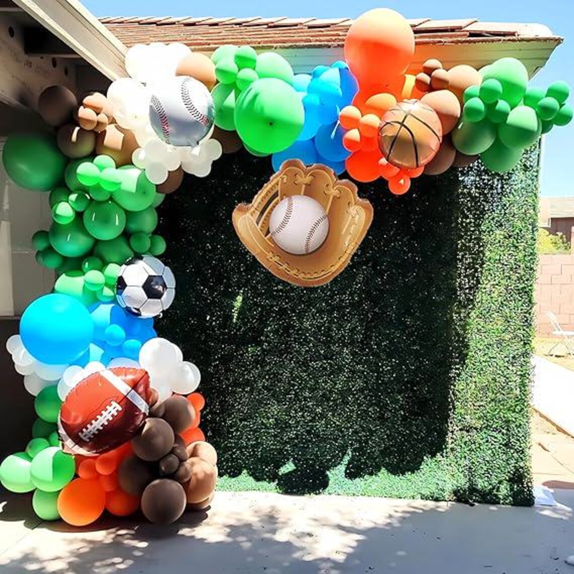 Sport Balloon Arch Garland With Football Balloons for Camping Theme ...