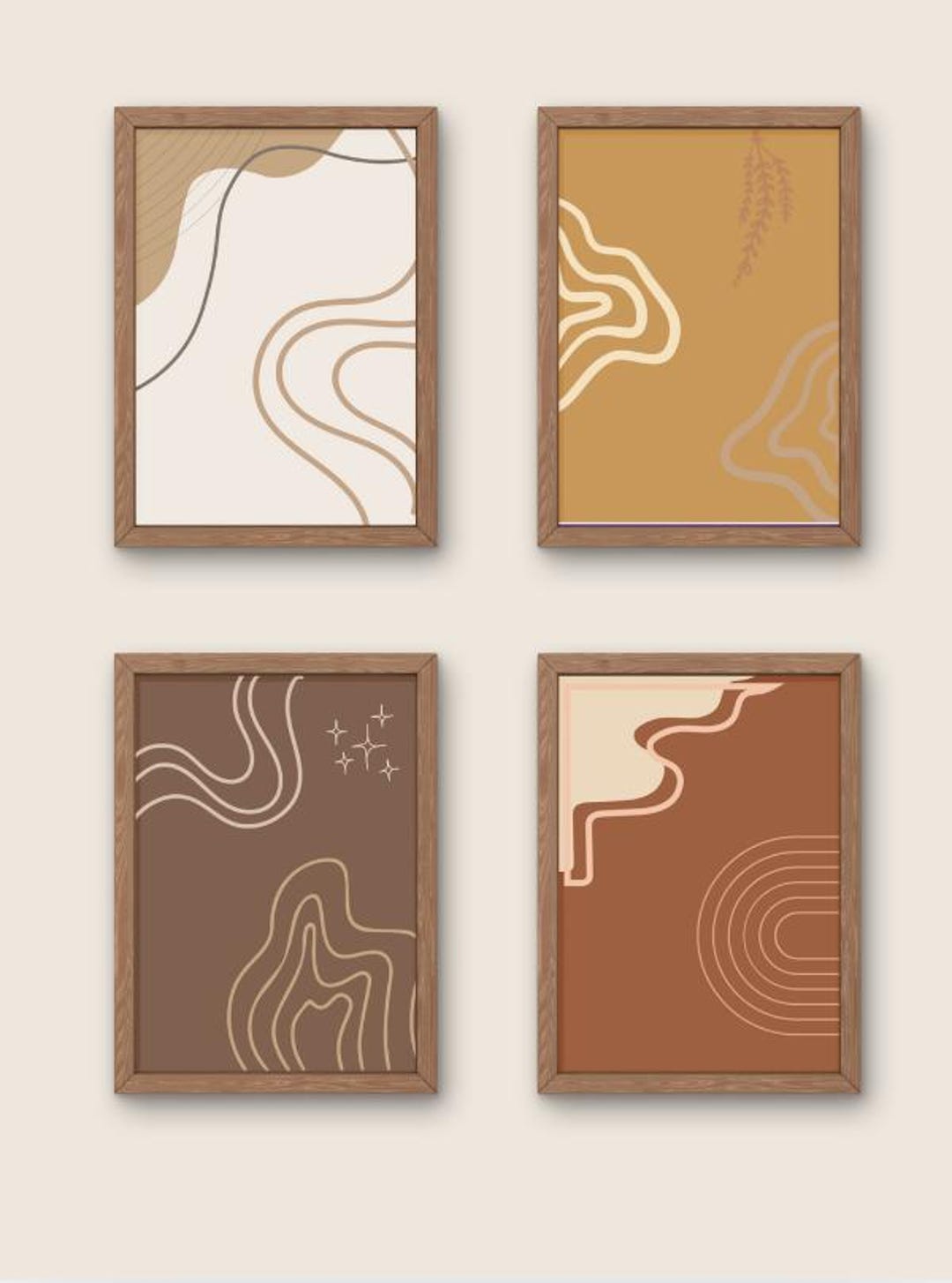 Abstract Wall Art Printable PDF - Etsy